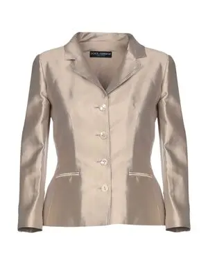 Dolce & Gabbana Silk Crepe Single-breasted Blazer