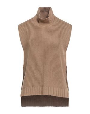 Alpha Studio Turtleneck Size Merino Wool - Brown