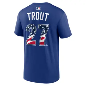 Nike Mike Trout American League 2026 All-star Game Dri-fit Mlb T-shirt - Blue