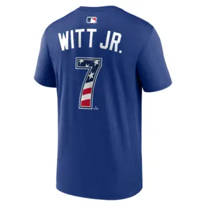 Nike Bobby Witt Jr. American League 2026 All-star Game Dri-fit Mlb T-shirt - Blue