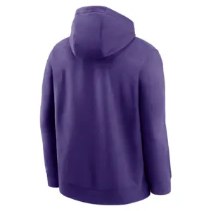 Nike Lsu Tigers Primary Logo Pullover Hoodie - Purple