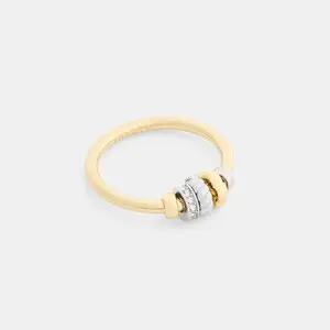 COACH Rondelle Ring - Gold/silver