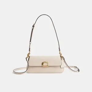 COACH Restored Jet Shoulder Bag - Brass/chalk