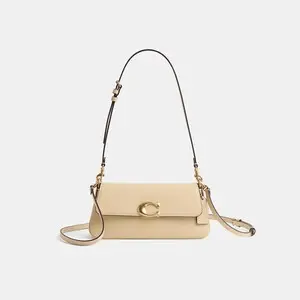 COACH Coach Restored Jet Shoulder Bag Brass/moonlight