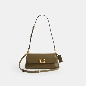 COACH Coach Restored Jet Shoulder Bag Brass/olive