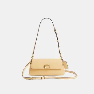 COACH Coach Restored Jet Shoulder Bag Brass/vanilla