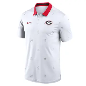 Nike Georgia Vapor Pattern Dri-fit College Polo - White