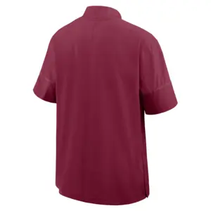 Nike Florida State Sideline Coach Short-sleeve Hooded Jacket - Red