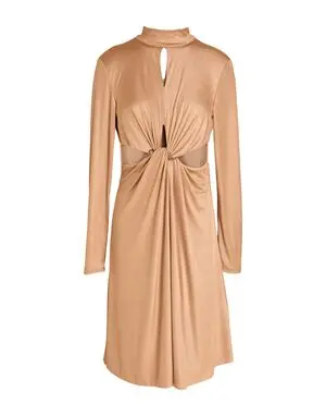 Dixie Mini Dress Bronze Size Polyester, Elastane