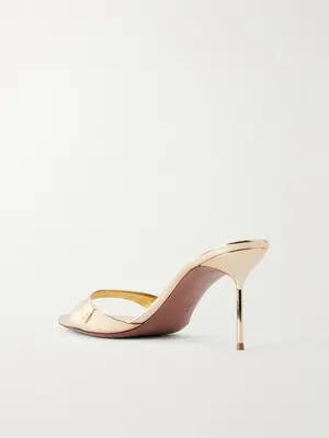Paris Texas Lidia Metallic Leather Sandals