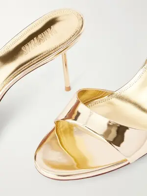 Paris Texas Lidia Metallic Leather Sandals