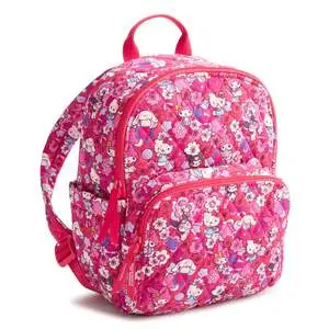 VERA BRADLEY Hello Kitty® And Friends Small Banbury Backpack In Hello Kitty Hello Floral - Pink