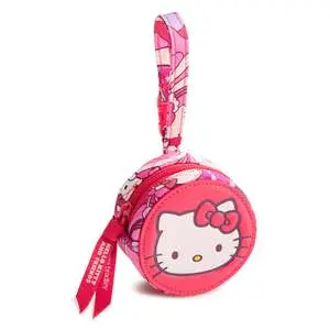 VERA BRADLEY Hello Kitty® And Friends Hello Kitty Bag Charm Keychain In Hello Kitty And Friends Hello Hydrangeas - Pink