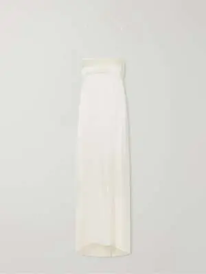 Sharon Wauchob Edita' Silk Maxi Dress - Cream