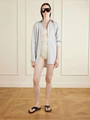 Phoebe Philo Stretch-jersey Bikini Top