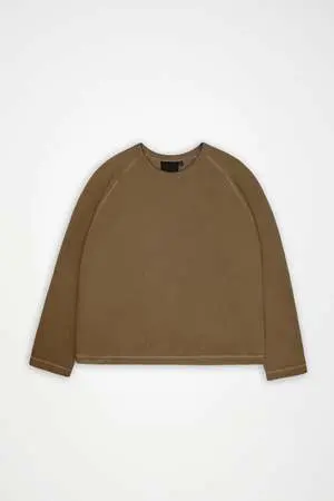 Rains Waffle Long Sleeve T-shirt - Splinter