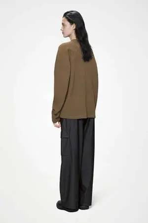 Rains Waffle Long Sleeve T-shirt - Splinter