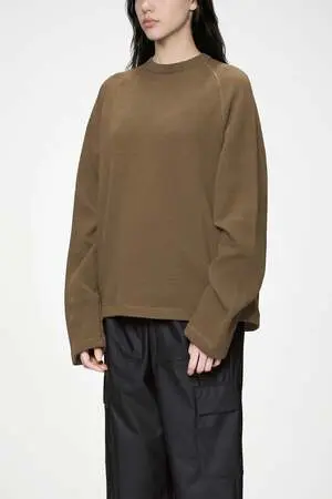 Rains Waffle Long Sleeve T-shirt - Splinter