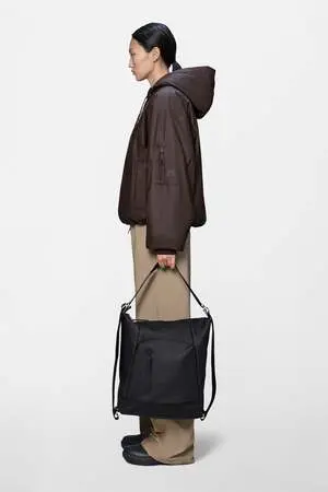 Rains Otaru Hobo Backpack - Black