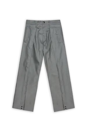 Rains Heavy Woven Wide-leg Pants With Adjustable Volume