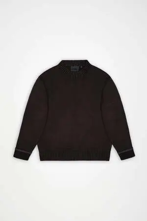 Rains Sowa Knit Crew Neck Pullover - Black
