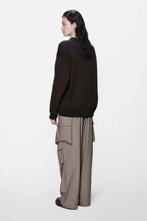 Rains Sowa Knit Crew Neck Pullover - Black