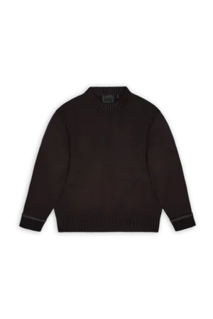 Rains Sowa Knit Crew Neck Pullover - Black