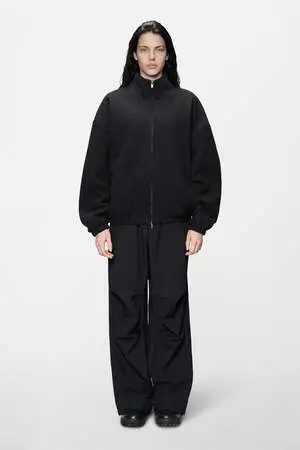 Rains Fleece Zip Jacket - Black