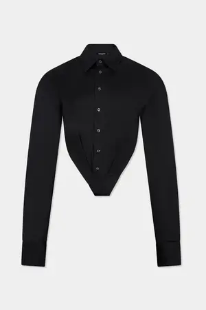 Dsquared2 Deep Cut Shirt - Black