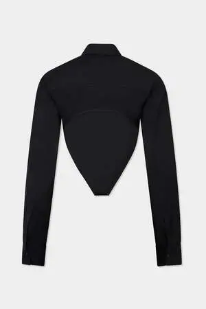 Dsquared2 Deep Cut Shirt - Black