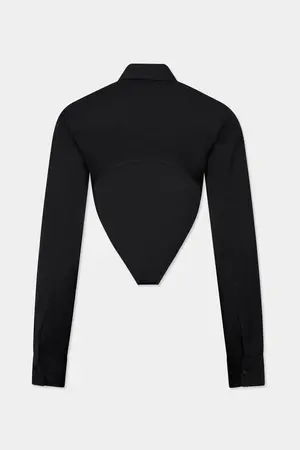 Dsquared2 Deep Cut Shirt - Black