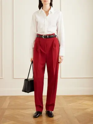 RÓHE Daria Virgin Wool Tapered Pants