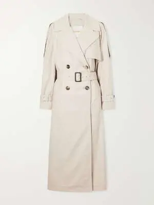 Max Mara Cotton-blend Twill Trench-coat - Beige
