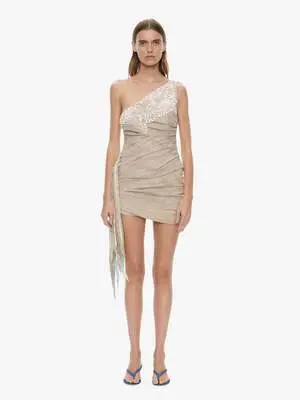 Christopher Esber Batiste Shoelace Mini Dress