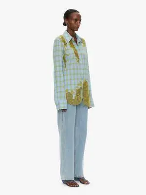 Christopher Esber Maya Embroidered Handkerchief Shirt