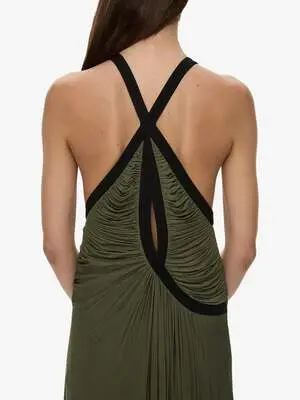 Christopher Esber Suspended Jersey Outline Maxi Dress