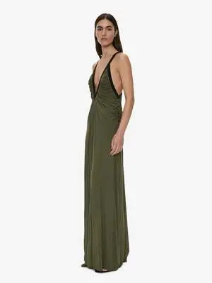 Christopher Esber Suspended Jersey Outline Maxi Dress