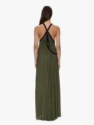 Christopher Esber Suspended Jersey Outline Maxi Dress