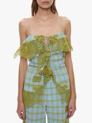 Christopher Esber Maya Embroidered Handkerchief Shorts