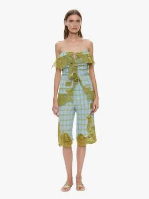 Christopher Esber Maya Embroidered Handkerchief Shorts
