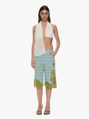 Christopher Esber Maya Embroidered Handkerchief Shorts