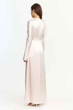 Acler Ramwark Maxi Dress In Satin