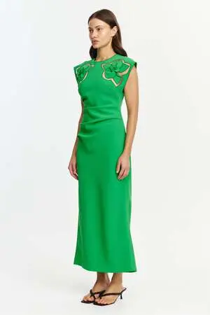 Acler Koda Midi Dress - Clover