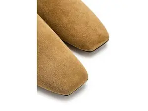 Vince Dakota Suede Mule Flats - Brown