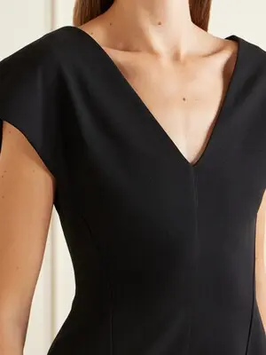 JIL SANDER Sleeveless Wool Midi Dress