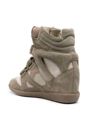 Isabel Marant Étoile Bekett High Top Sneakers - Beige