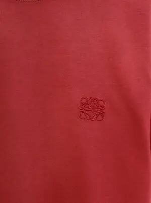 Loewe Anagram Cotton T-shirt - Red