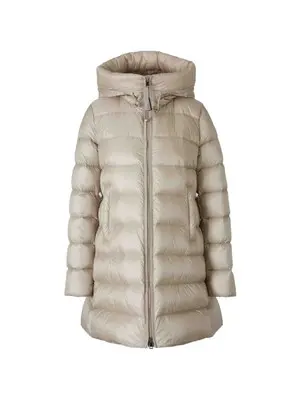 Moncler Suyenne Midi Down Jacket - Beige