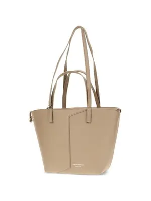 Emporio Armani Small Leather Tote Bag