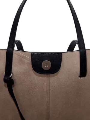 Emporio Armani Medium Leather Tote Bag
